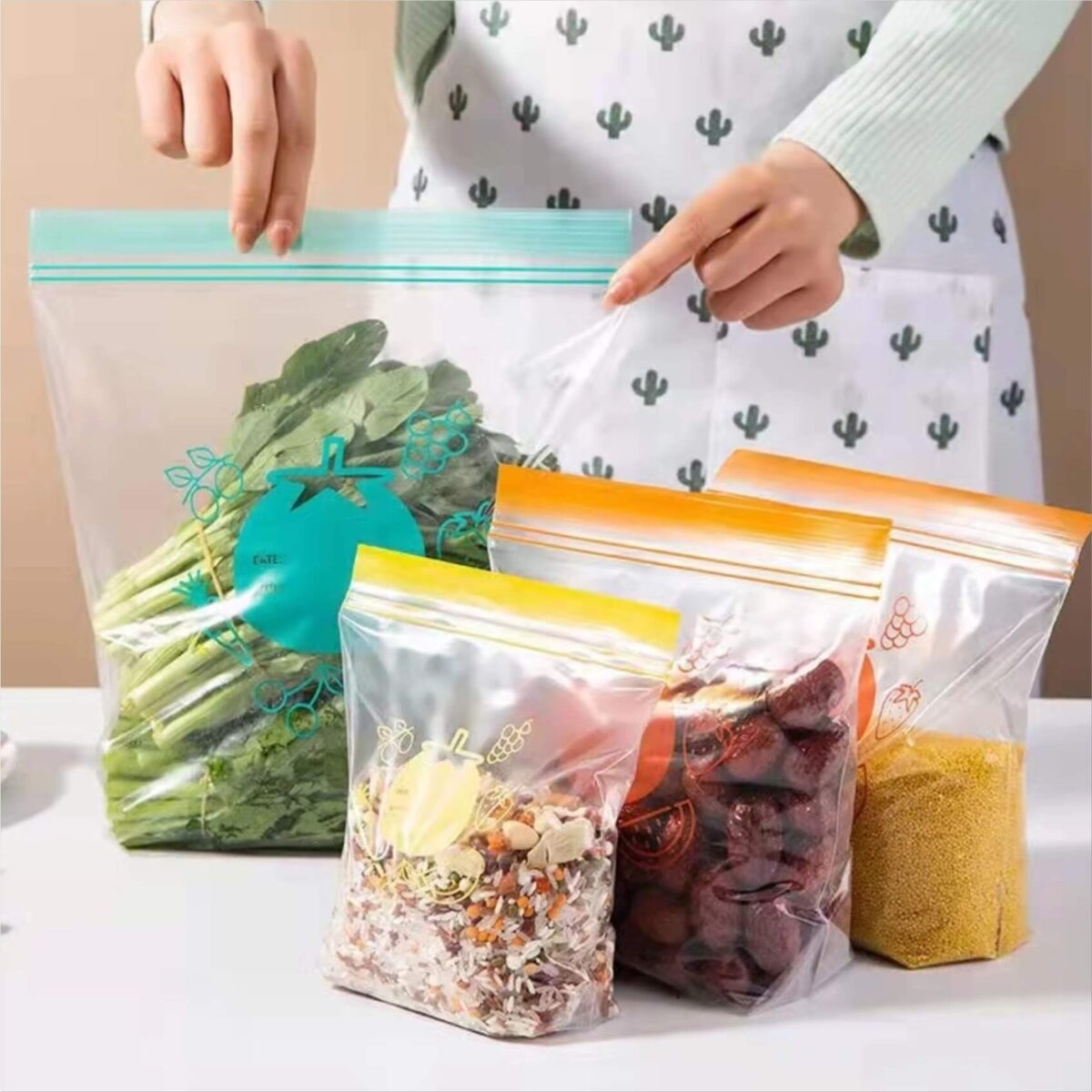 DOUBLE LOCK ZIPPER BAGS